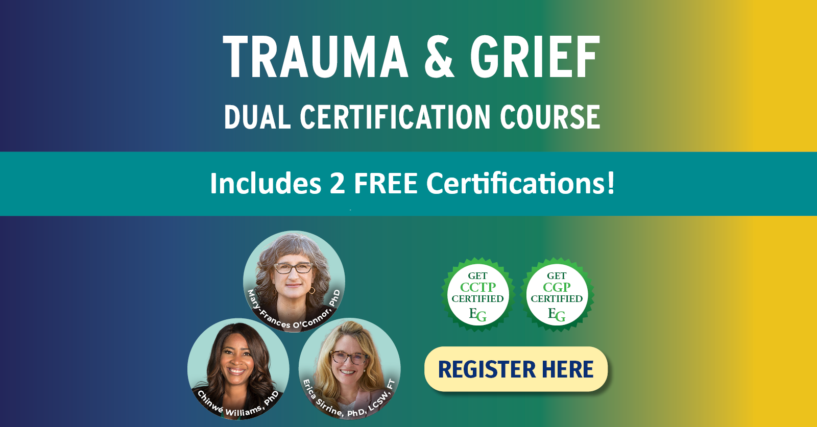 Trauma & Grief Dual Certification Course: Expert Treatment of Loss ...